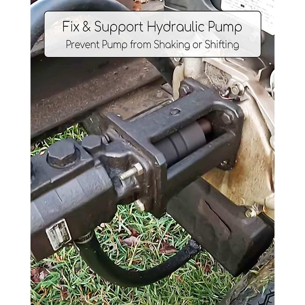 Qnbes Log Splitter Hydraulic Pump Mount Fit for 5-7 Hp Engines, Log Splitter Brackets Replacement