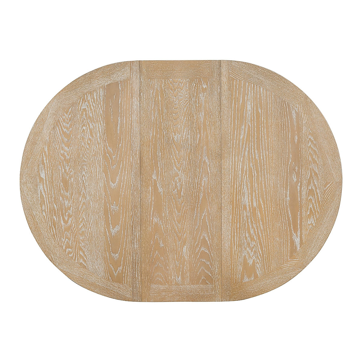 LUMISOL Extendable Round Dining Table Set with Chairs for 4-6 Persons Solid Wood 5 Piece Kitchen Dining Room Table Set for Saving Space, Natural Wood Wash