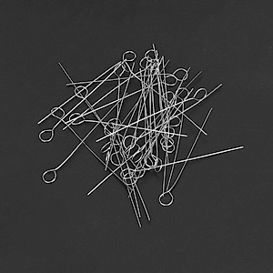 Cosiki Grafting Tape, Nichrome Wire Inoculating Loop, 50pcs Reusable Inoculating Loop Holders Ni Needle Tips Inoculation for Laboratory(5mm)