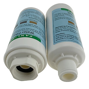 Bidet water filter for electronic bidet seats, FANLIDE Toilet water filter system 1/2" Threads (2 Filters)
