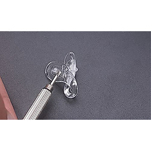 Eyeglasses Nose Pads,BEHLINE Glasses Bridge Strap/Saddle Bridge,Soft Silicone Anti-Slip Replacement Nosepads,Screw-in Eyeglasses Nose Piece for Eye Glasses Sunglass Eyewear Optical (Large-Adult)