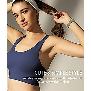 Charlam Compatible with Apple Watch Band 40mm 41mm 38mm for Women Girls, Cute Braided Stretchy Strap Comfortable Thin Elastic Nylon Wristbands for iWatch SE Series 8 7 6 5 4 3 2 1, 38 40 41 mm, B