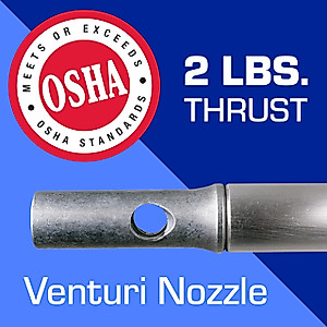 Guardair Long John 75LJ060AA Safety Air Blow Gun OSHA Compliant Alloy Nozzle with 60-Inch Aluminum Extension