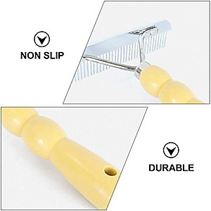 Balacoo Dog Hair Brush Metal Comb Horse Hair Comb Horse dematting brush Hair Cleaning Comb Cleaning Brush Cleaning dog rake Accessory dematting rake Mane Comb Dog Hair Brush Metal Comb