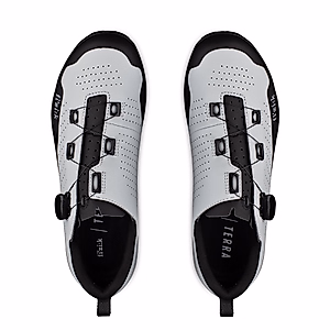 Fizik Unisex Terra Atlas boa-Gravel-Comfortable-Shoes, Grey-Black, 9 US Men