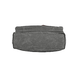 Mona B Dream Create Inspire Upcycled Canvas and Genuine Leather Trims Crossbody