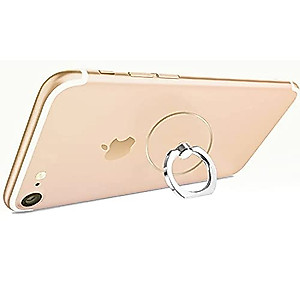 Osophter for Clear Phone Ring Holder Universal Finger Ring Kickstand with iPhone, Samsung, LG,Moto and More(Clear)