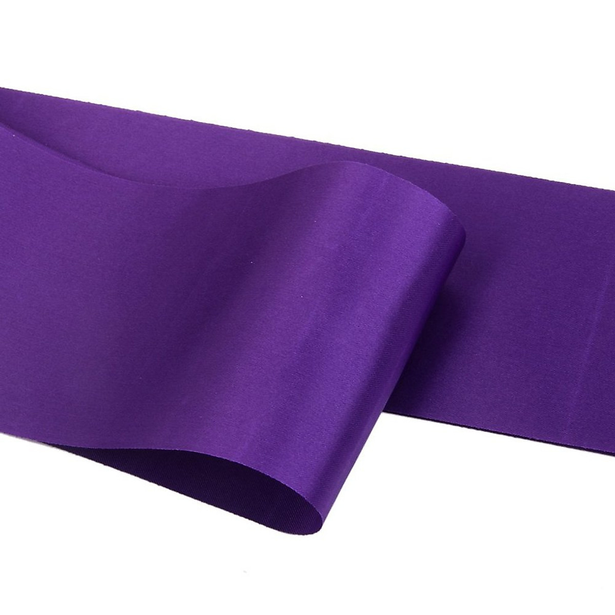 ULTNICE Plain Satin Sash DIY Satin Sash for Birthday Baby Shower Hen Party (Purple)