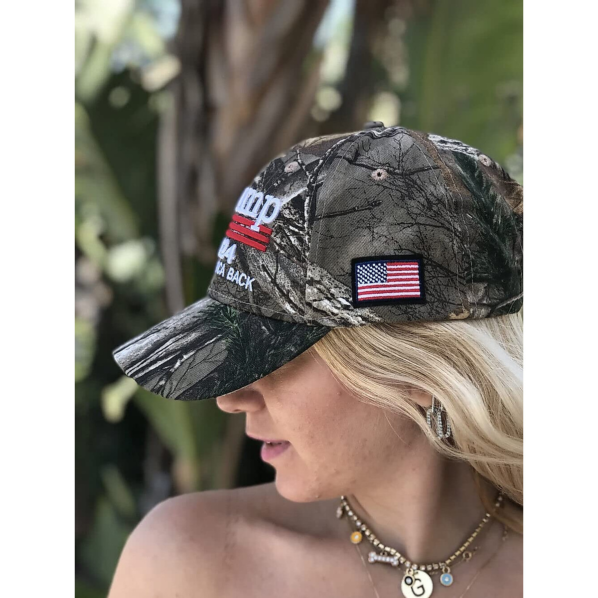 Made in USA Trump Hat 2024 Take America Back Camo Hat Adjustable Cap Hat Presidential Election Campaign (Cameo Mesh)