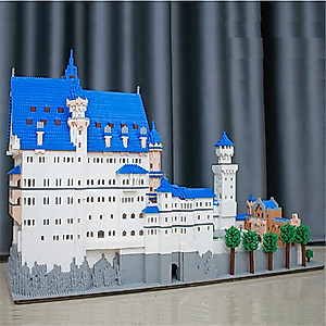 SXPC World Famous Architecture Swan Stone Castle Model (11810pcs) DIY Micro Building Blocks Mini Bricks Toy for Kids and Adults