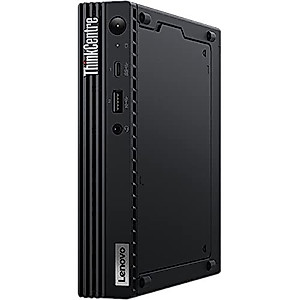 Lenovo ThinkCentre M60e 11LV004UUS Desktop Computer - Intel Core i5 10th Gen i5-1035G1 Quad-core (4 Core) 1 GHz - 16 GB RAM DDR4 SDRAM - 512 GB PCI Express SSD - Tiny - Black - Windows 10 Pro 64-bit -