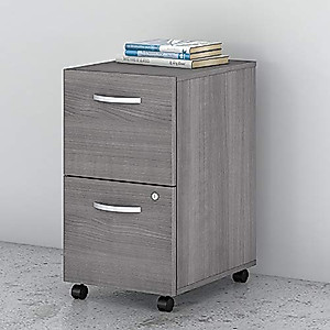 Bush Business Furniture Studio C File Cabinet, Platinum Gray