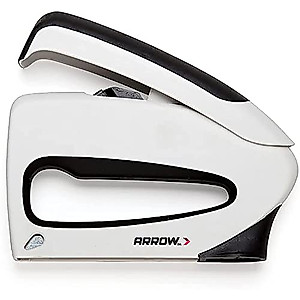 Arrow TT21 TruTac Forward Action Staple Gun, Manual Push Stapler for Upholstery, Crafts, Decorating, and Repairs, Fits JT21 Thin Wire Staples