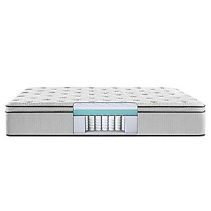 Beautyrest BR800 13 inch Plush Pillow Top Mattress, King, Mattress Only
