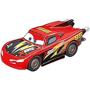 Carrera 64163 Disney Pixar Cars Lightning McQueen Rocket Racer 1:43 Scale Analog Slot Car Racing Vehicle GO!!! Slot Car Race Tracks