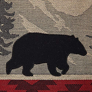 DII Woodlands Collection Dishtowel Set, 18x28, in The Woods, 3 Piece