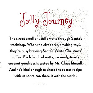 Barnie's Single Serve Santa's White Christmas Coffee Pods with Coconut, Caramel and Warm Vanilla Flavors, Medium Roast Coffee Compatible with Keurig Brewers, 10 Count