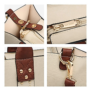 Dasein Purses Handbags for Women Tote Wallet Set Top Handle Satchel Shoulder Hobo Bag 3pcs