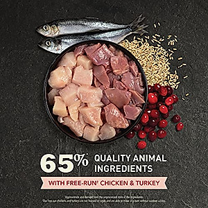 Acana Dry Cat Food for Indoor Cats, Indoor Entrée, Chicken, Turkey, Whole Herring, and Rabbit, 4lb