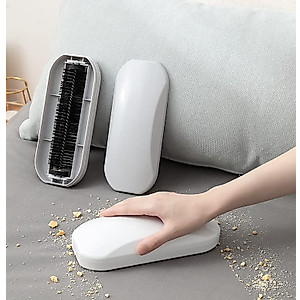 GIZTAT Crumb Sweeper Reusable Handheld Crumb Brush Crumb Sweeper Home Soft Hair Debris Collector for Table, Mat, Bed Sheets, Sofas, Clothes Cleaning Brush