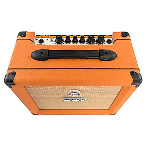 Orange Crush 20-Watt Guitar Combo Amplifier Bundle with Instrument Cable and Austin Bazaar Polishing Cloth