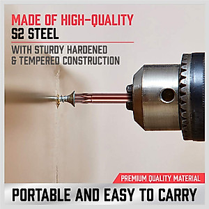 Tamper Proof Torx Screwdriver Bit Set - 24-Piece Star Bits Set, Torx Security Bit Set, 1-inch and 2.3-inch Long T5-T40 Temper Resistant Torx Bit Set