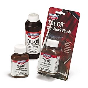 Birchwood Casey Fast-Drying Long-Lasting Water-Resistant Oil-Based Tru-Oil Stock Finish Bottle, 3 Ounce