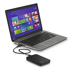 Toshiba Canvio Basics 2TB Portable Hard Drive - Black (HDTB320XK3CA)