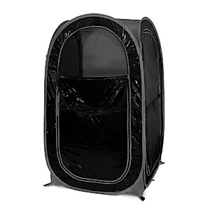 Under the Weather PrivacyPod 1 Person Pop-up Sports Tent. The Original, Patented WeatherPod - Black