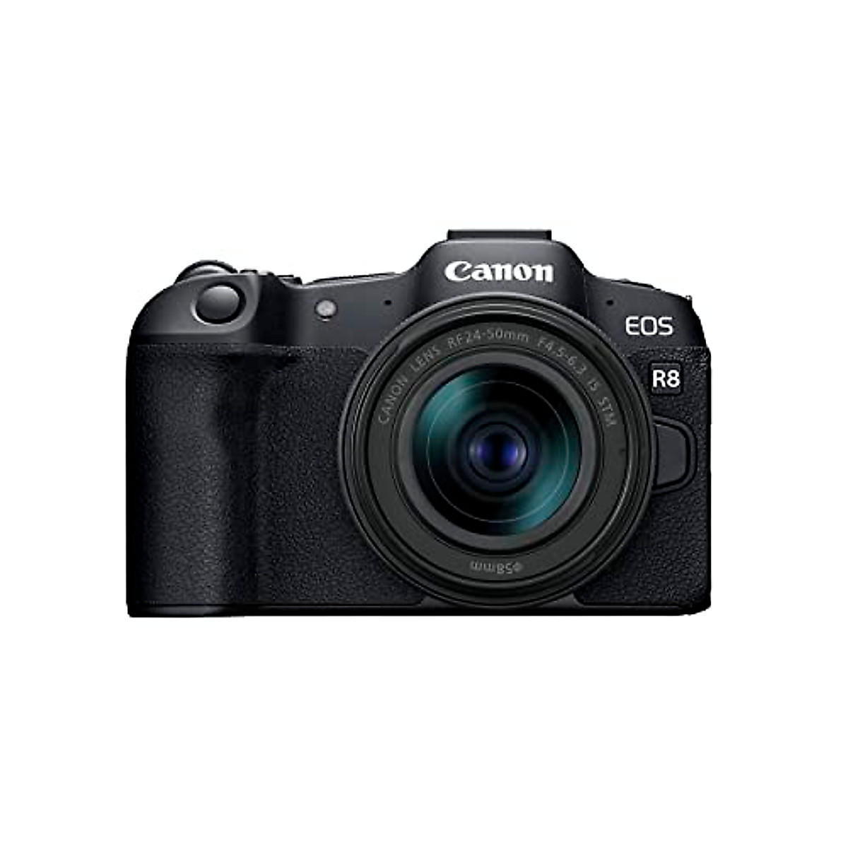 Canon EOS R8 Full-Frame Mirrorless Camera w/RF24-50mm F4.5-6.3 is STM Lens, 24.2 MP, 4K Video, DIGIC X Image Processor, Subject Detection & Tracking, Compact, Smartphone Connection, Content Creator