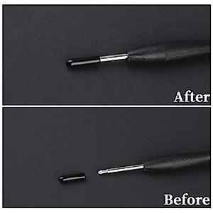 50pcs Covers for Screw Ends, Black Screw Rubber End Caps, 0.12" Vinyl Flexible Caps Covers for Bolts Screws, Black Round Thread Protectors Safety Tube Caps (Length 0.8 Inch)