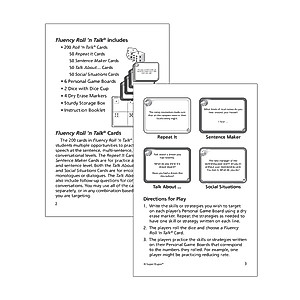 Super Duper Publications | Fluency Roll 'n Talk® Open-Ended Dice Game | Educational Learning Resource for Children