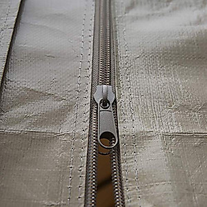 SORARA Carport 10 x 20 ft Heavy Duty Canopy Garage Car Shelter with Windows and Sidewalls, Beige