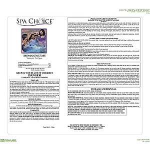 SpaChoice 472-3-3001-02BX Bromine Tabs for Spas and Hot Tubs 1.5-Pounds, 2-Pack