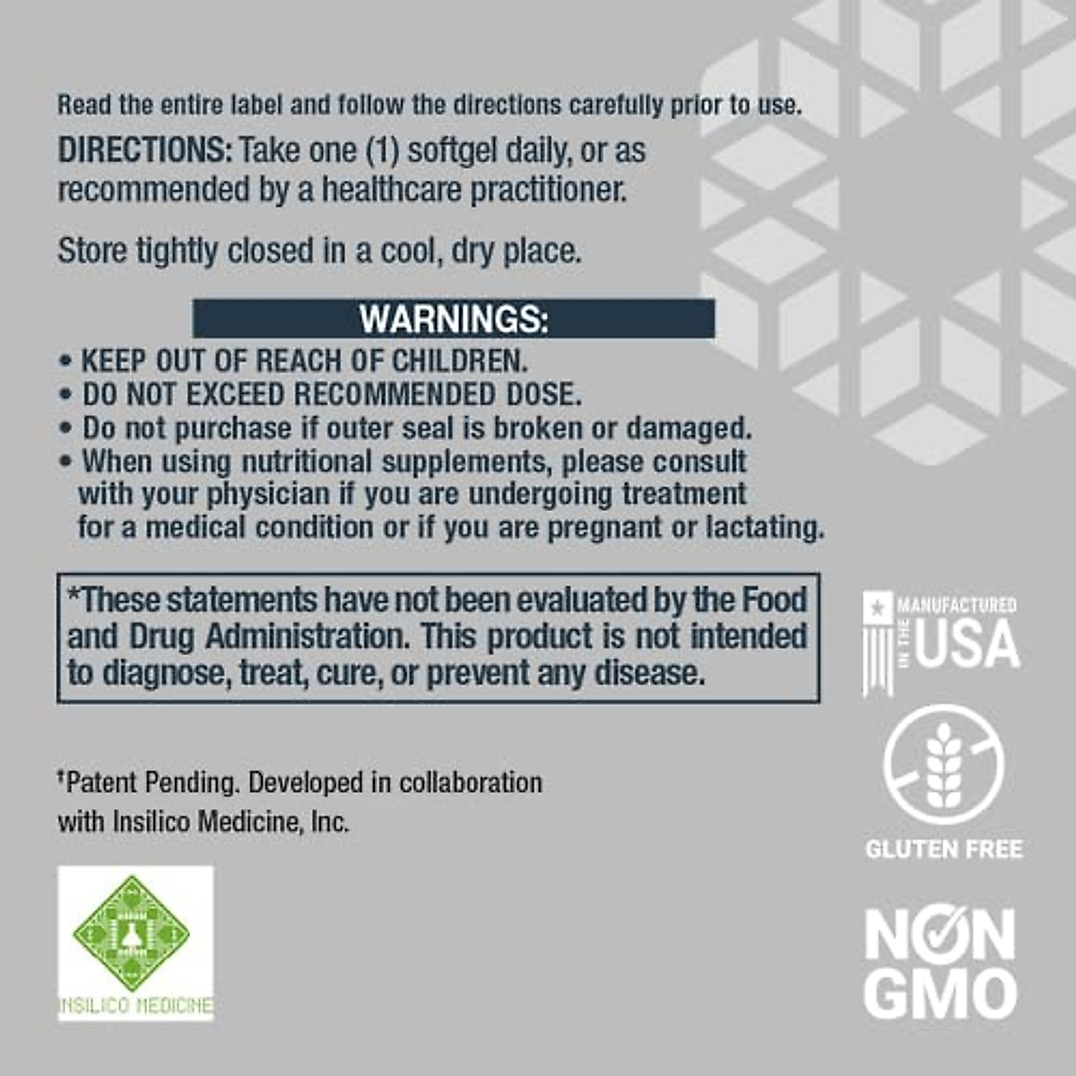 Life Extension GEROPROTECT Longevity A.I. - Anti-Aging Supplement with Gamma-linolenic Acid (GLA) from Borage Seed Oil and Ginseng Extract for Stem Cell Health –Gluten-Free, Non-GMO – 30 Softgels