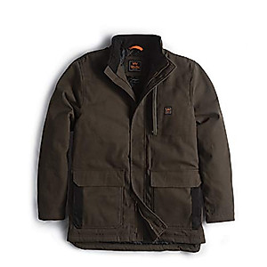 Walls Men's Size Super Duck Insulated Coat, bark Brown, Extra Tall