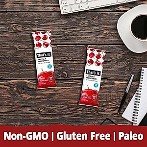 That's it Fruit Bars Snack Gift Box { 20 Pack }100% All Natural, Gluten-Free, Vegan, Low Carb Snacks - Healthy Fruit Snacks Bulk Variety Pack(Strawberry, Mango, Blueberries, Cherries & Fig Bars)