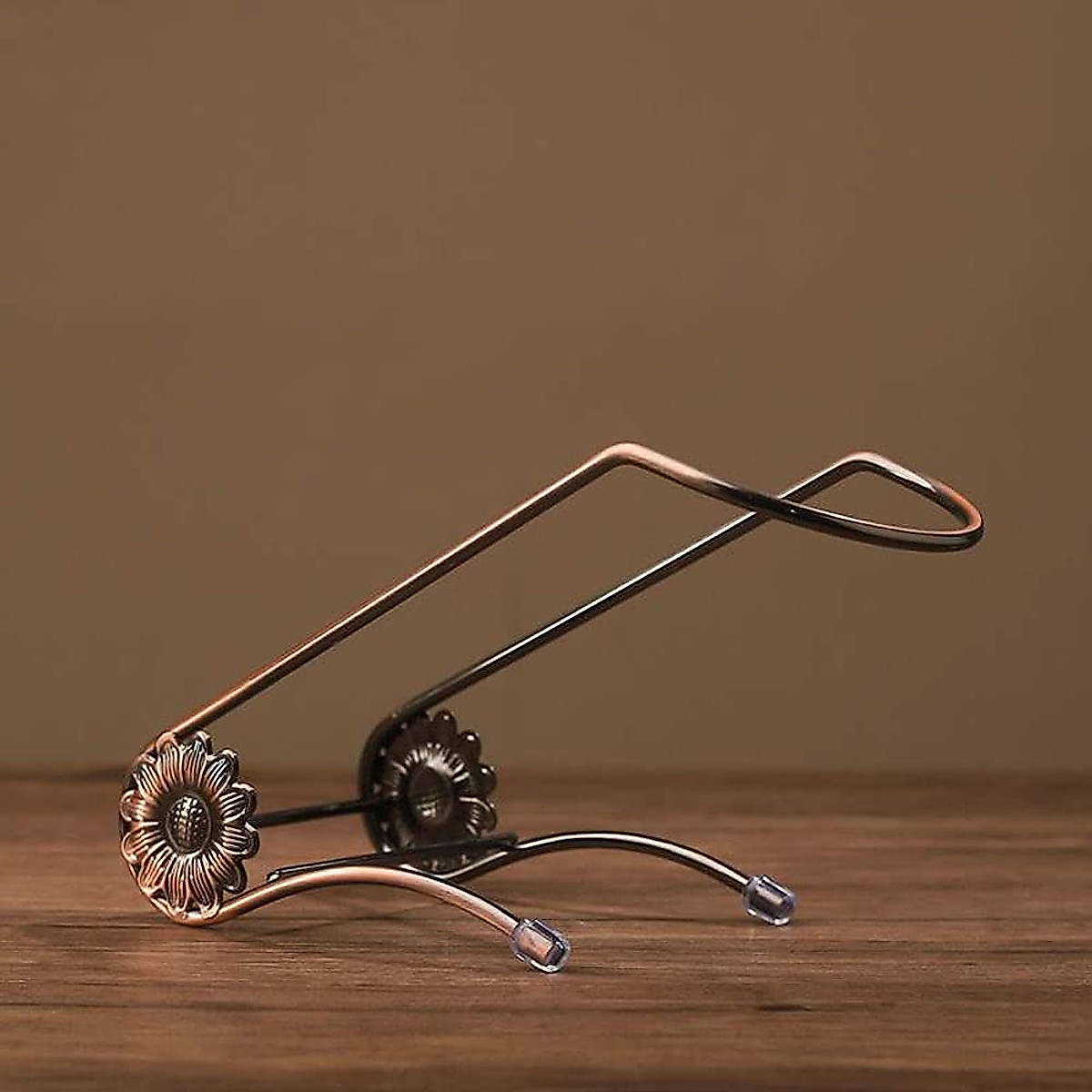 2PCS Wine Bottle Holder- Countertop Wine Rack - Wine Holder for Wine Storage - Red Bronze Metal Wine Rack - Wine Racks Countertop - Small Wine Rack - Tabletop Wine Rack