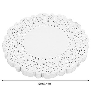 150 pcs White Lace Paper Doilies Oil-absorbing Decorative Tableware Papers Placemats Baking Tools Accessories