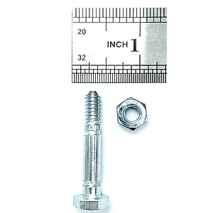 Bamkyait Replaces Shear Pins and Nuts for Ariens 532005 53200500 510016 51001600 Snow throwers(10 Pack)