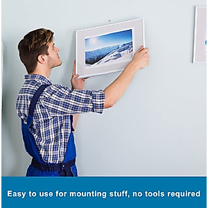 Dual Lock Fastener 1in x 2in 8pcs Reclosable Interlocking Tape Heavy Duty, EZ Pass Holder Adhesive Hook Lock Sticky Back Mushroom Mounting Tape Black Color for Indoor and Outdoor