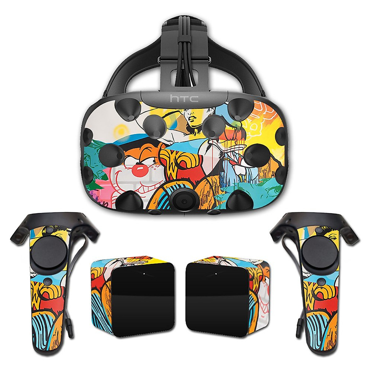 MightySkins Skin Compatible With HTC Vive Full Coverage - Jealousy | Protective, Durable, and Unique Vinyl Decal wrap cover | Easy To Apply, Remove, and Change Styles | Made in the USA