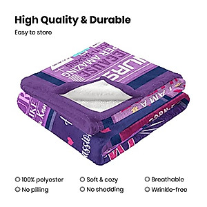 Nurse Gifts for Women, Nurse Practitioner Gifts, Gifts for Nurses Blanket 60"x50", Nurse Week Gifts, School Nursing Student Gifts, RN Gifts for Nurses, Nurse Birthday Retirement Graduation Gifts Ideas