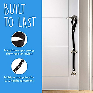 IMPRESA Dog Bells for Door Potty Training - Doggie Doorbell for Housetraining Your Doggy or Housebreaking Your Puppy (Dog Training Bells/Potty Training Dog Bell)