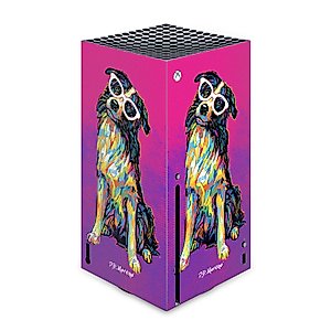 Head Case Designs Officially Licensed P.D. Moreno Border Collie Animals II Vinyl Sticker Gaming Skin Decal Cover Compatible With Xbox Series X Console