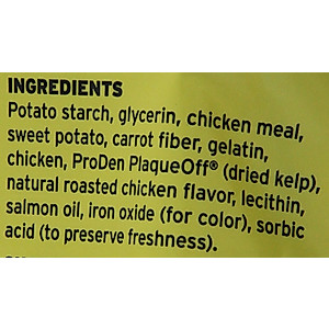 Indigenous Grain Free Dental Health Bones 2 Flavor Variety Bundle: (1) Original Fresh Breath Formula, and (1) Roasted Chicken Flavor, 17 Oz. Ea.