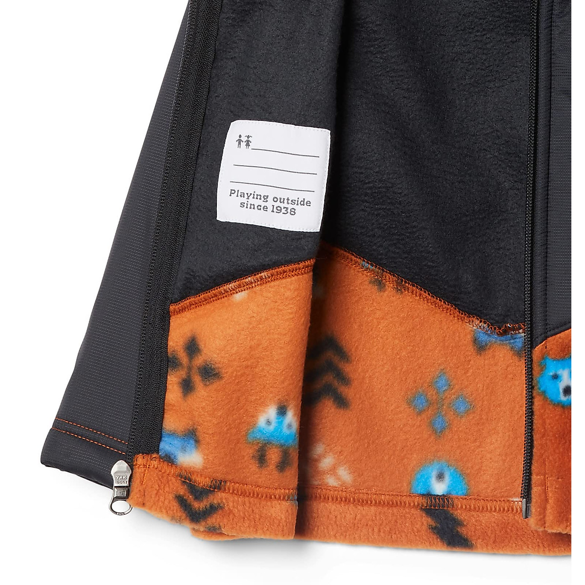 Columbia Baby Steens Mountain Overlay Hoodie, Warm Copper Woodlands/Black, 3/6