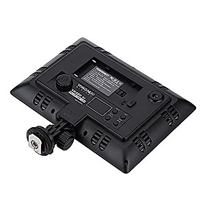 YONGNUO YN300 Air Pro LED Video Photography Camera Light Adjustable Color Temperature 3200K-5500K Compatible with Canon Nikon Pentax Sony Olympus+12V 2A AC Power Adapter