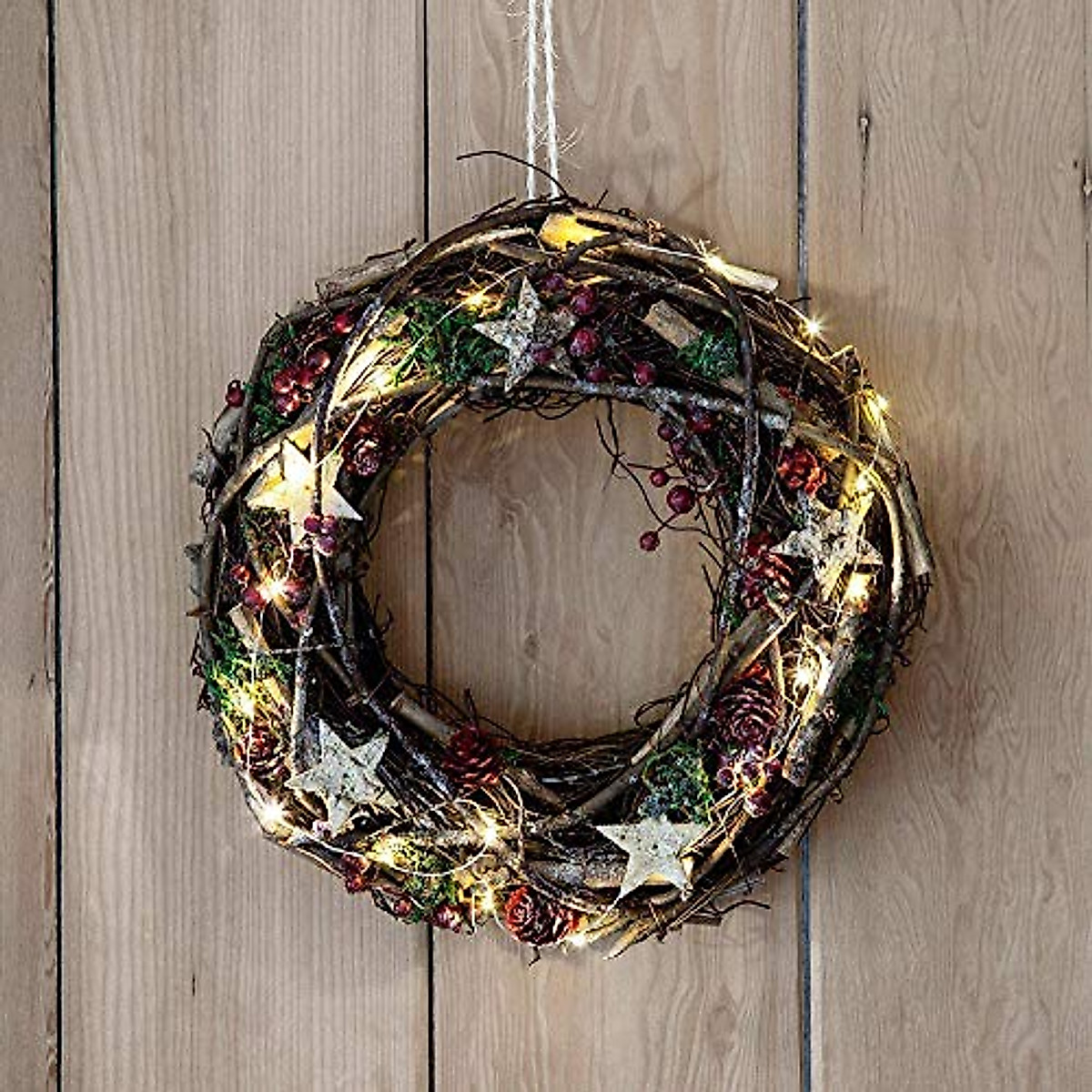 2 Sets of ATTAV LED String Lights with Timer, Battery Operated 20 Micro LEDs on 7 Feet Ultra Thin Copper Wire, Starry String Lights Fairy Lights for Bedroom Christmas Party Wedding Dancing(Warm White)