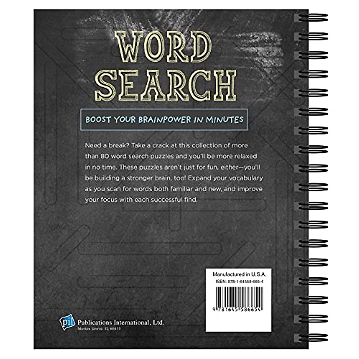 Brain Games - Word Search Puzzles (Chalkboard #2): Boost Your Brainpower in Minutes (Volume 2)